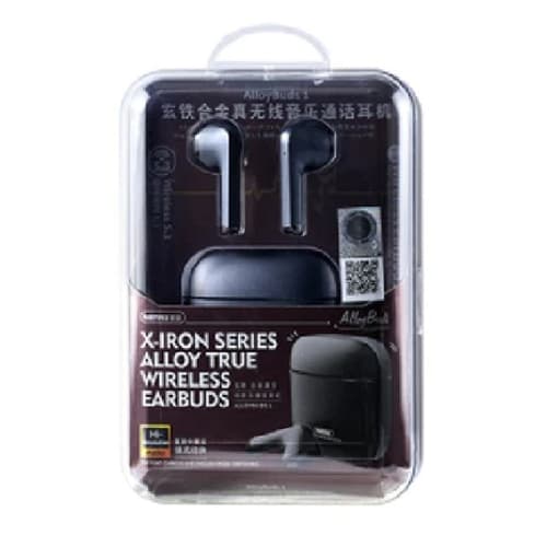 7NCR REMAX X-Iron Series Alloy True Wireless Earbuds (Black) | Shop Xtreme