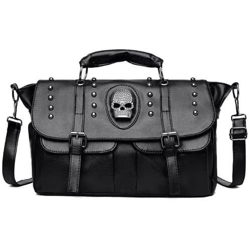 SKULLB6677 Skull Head Purse, Shoulder Messenger Bag | Shop Xtreme