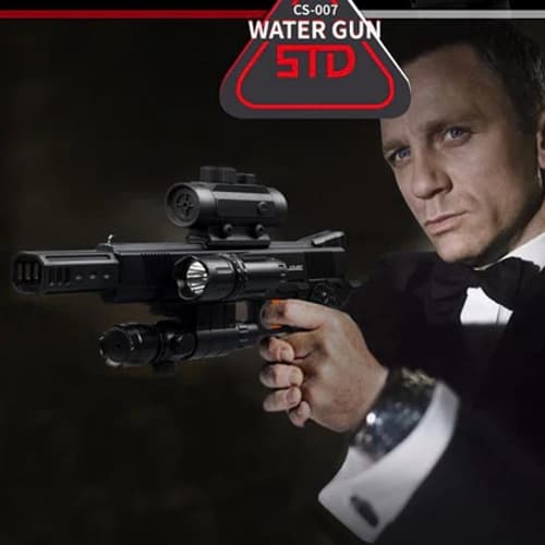 CS-007 (James Bond) - Gel Blaster with 10,000 Splat Water Beads, Age 12 ...